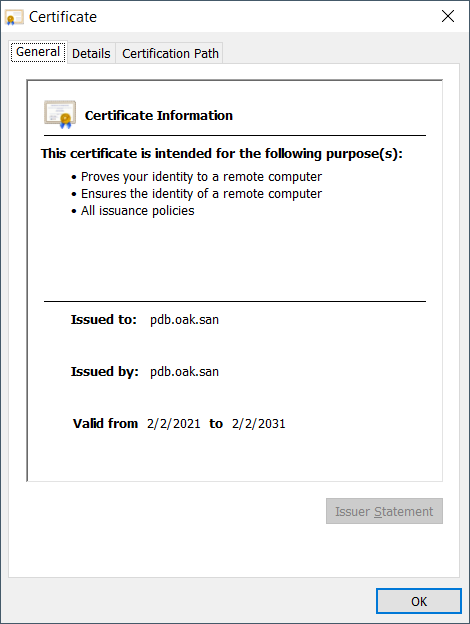 Create a Self-signed Certificate on Windows for Local Development – oak.dev