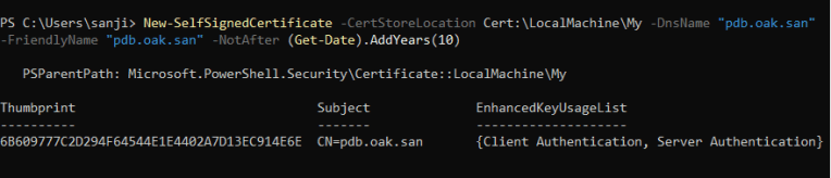 Create a Self-signed Certificate on Windows for Local Development – oak.dev